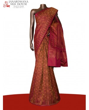 Jamawar Saree | Buy Tanchoi Jamawar Silk Sarees Online